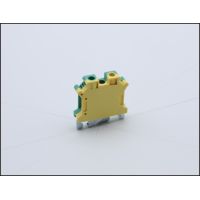 Quality 76A 800V 10.2mm Rail Terminal Blocks M4 Screw PA66 / UL94-V0 Brass for sale