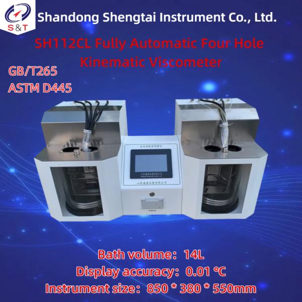 Quality Fully Automatic Four Hole Kinematic Viscometer ASTM D445 Light Colored Petroleum for sale