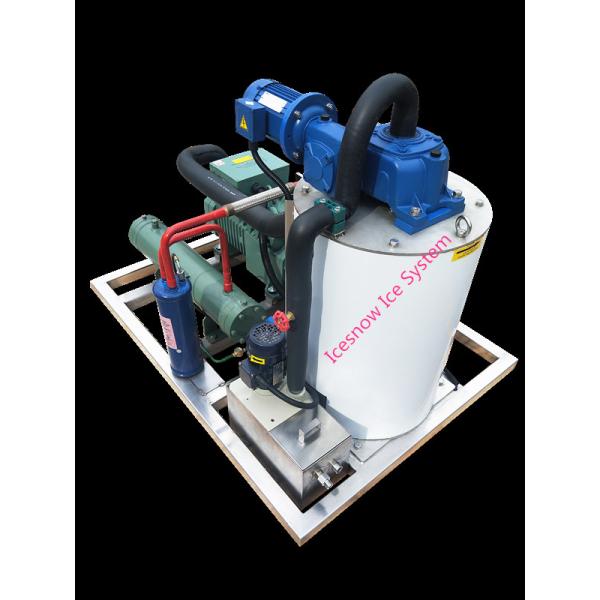 Quality 1ton Industrial Seawater Flake Ice Machine For Fishing Vessels for sale