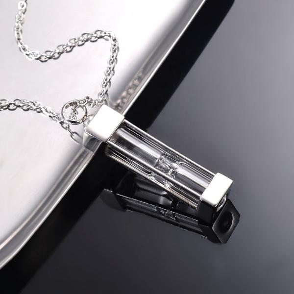 Quality Jewelry Main Material 316L Stainless Steel Timeless Hourglass Glass Cremation for sale