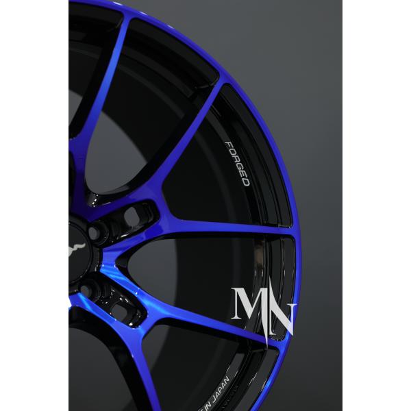 Quality Volk Racing Rays G025 Blue Wheels Forged Wheels for sale