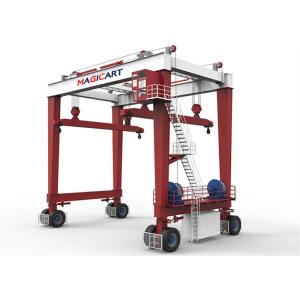 Quality Customized Adjustable RTG Mobile Gantry Cranes 10t-1200t Rail Mounted for sale