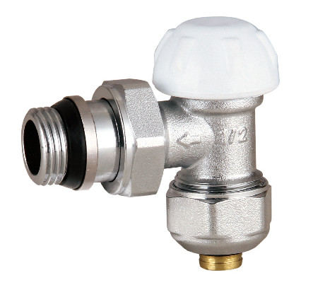 Quality 22mm Angled Opening Lockshield Valve Return 1/2'' for sale