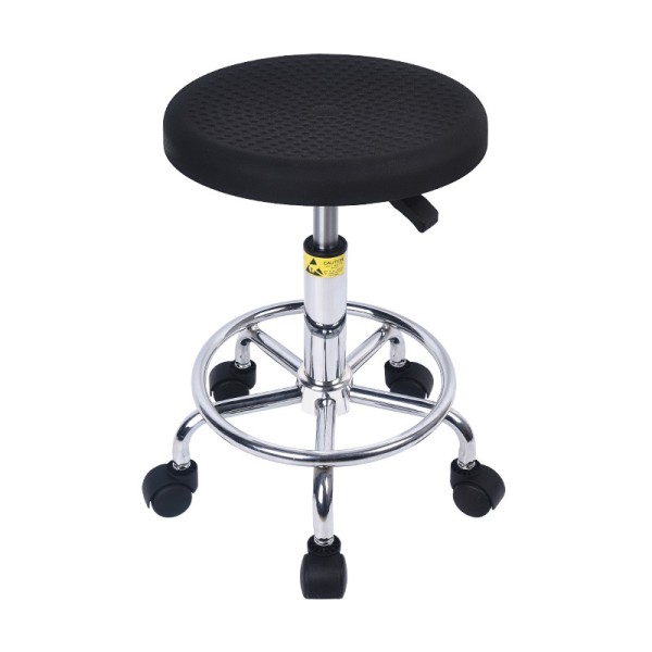 Quality 33mm Pu Chair Lab Antistatic Chairs Hospitals Esd Chairs With Wheels for sale