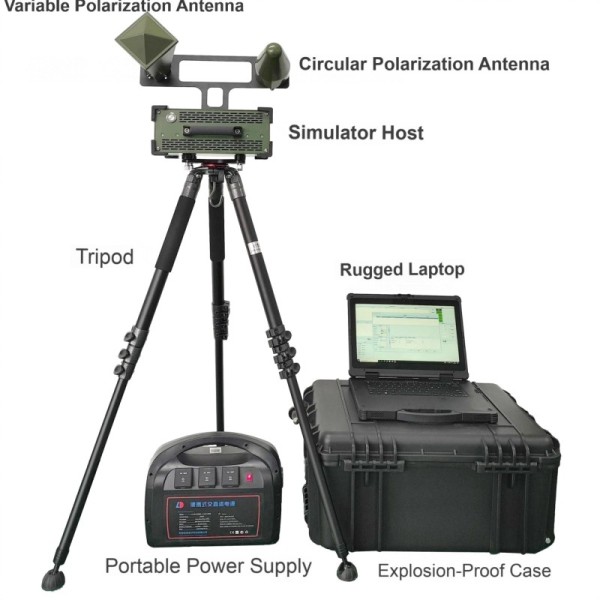 Quality Advanced Radar Signal Simulator 16 Simultaneous Signals Phase Coding Military for sale