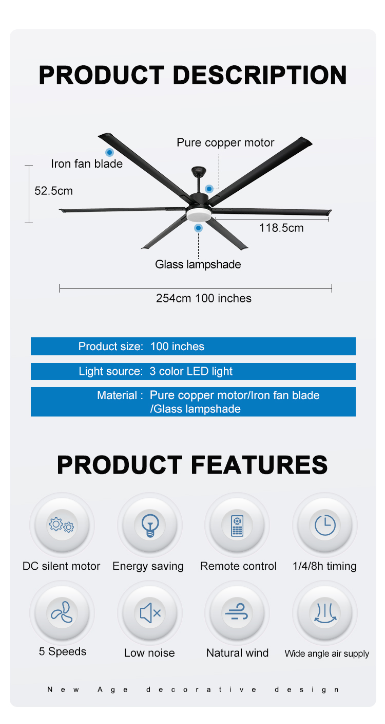 large ceiling fan