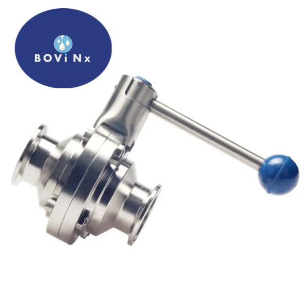 Quality Manual Sanitary Butterfly Stainless Steel Valves 1 Inch SMS Standard for sale