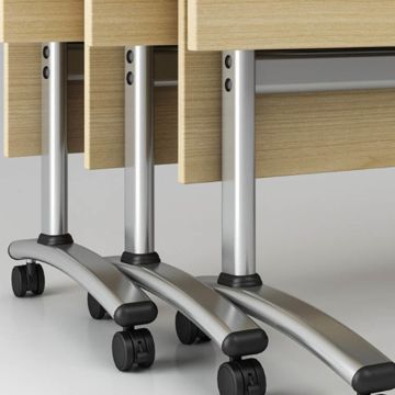 Quality Maple Color Foldable Training Desk Waterproof Computer Training Desk for sale