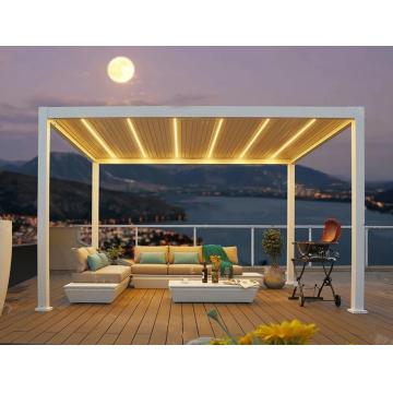 Quality Luxury outdoor shutters awning Terrace awning waterproof electric for sale