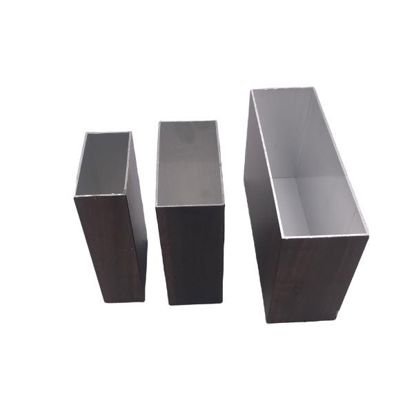 Quality Rectangular Wood Finish Aluminium Profiles 4040 Aluminum Extrusion Profile for sale