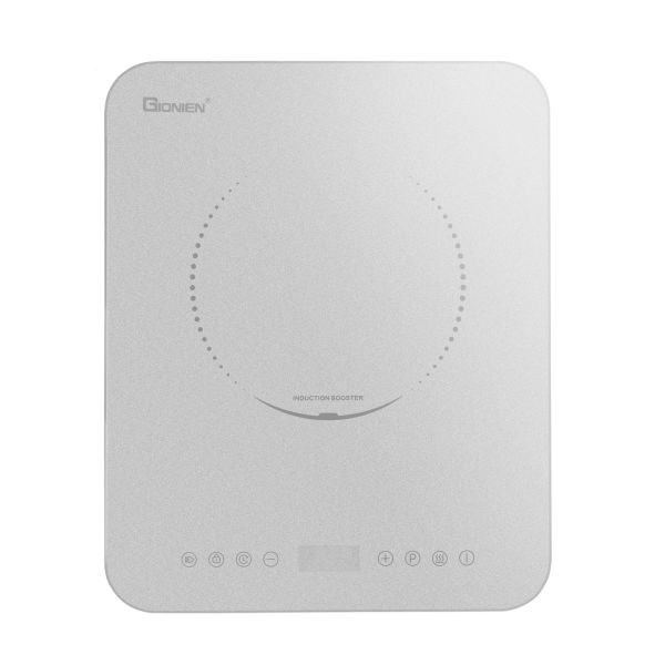 Quality Ultra Thin Induction Cooktop 110V 1200W Poratble Induction Cooktop Silver Grey for sale