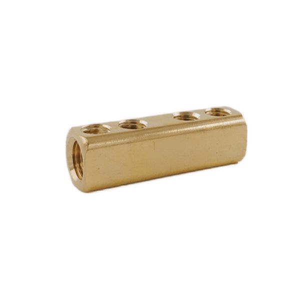 Quality 1/3'' x 1/4'' Brass Water Manifold Manual Distribution Manifold for sale