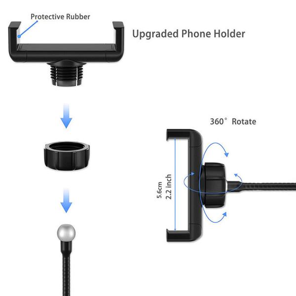 Quality RGBW 120PCS Bluetooth 4.0 Ring Supplementary Lamp for sale