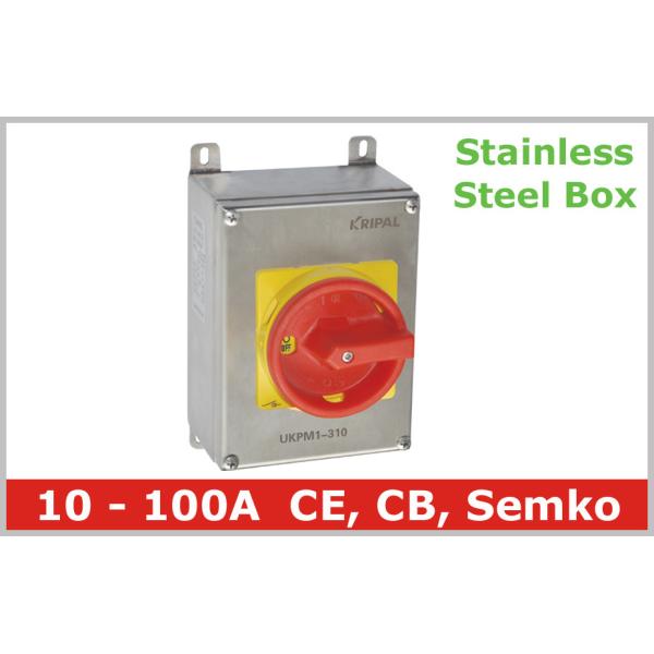 Quality 10A~150A 3/4P Rotary Isolator Switch Isolator Power Disconnect Switch IP65 for sale