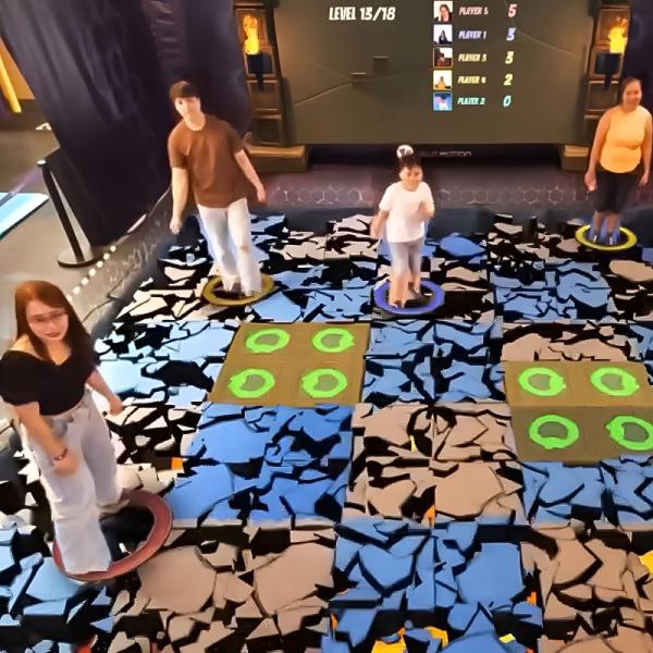 Quality Most Popular Indoor Interactive Multiplayer Game AR Lava Trap Gaming Wall Games for sale