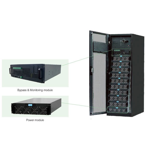 Quality 20-200kVA Modular UPS with Hot-plug and Redundancy for Computer Room Power for sale