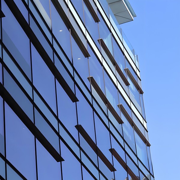 Quality Aluminium Color Glass Wall Soundproof For Sophisticated Interior for sale