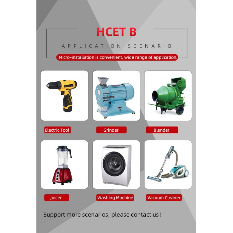 HCET-B thermal protector installed in various equipment applications