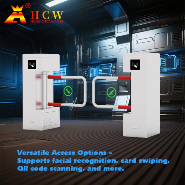 Quality HCW Biometric Face Recognition Turnstile Automatic 3s Pedestrian Security for sale