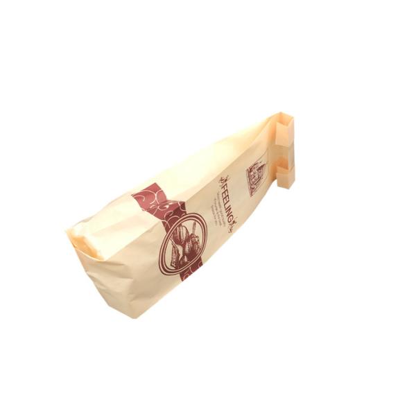 Quality Recyclable Kraft French Bread Baguette Bags Environmental Protection for sale
