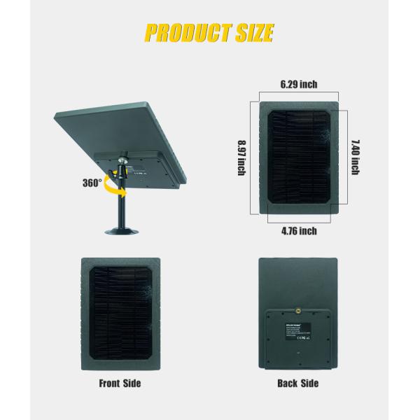 Quality KS26 12W solar panel supplemental power ABS25 fireproof material IP67 waterproof for sale