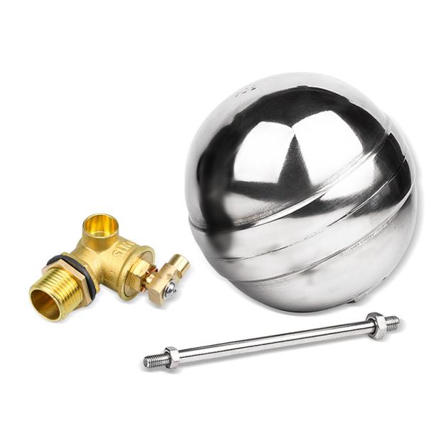 Quality Brass Water Control Float Valve , Mini Industrial Ball Float Valve for sale