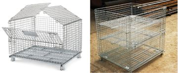 Galvanized Wire Mesh Container