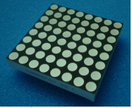 Quality Indoor LED 8x8 Dot Matrix Display 1.9 Inch With Grey Surface for sale