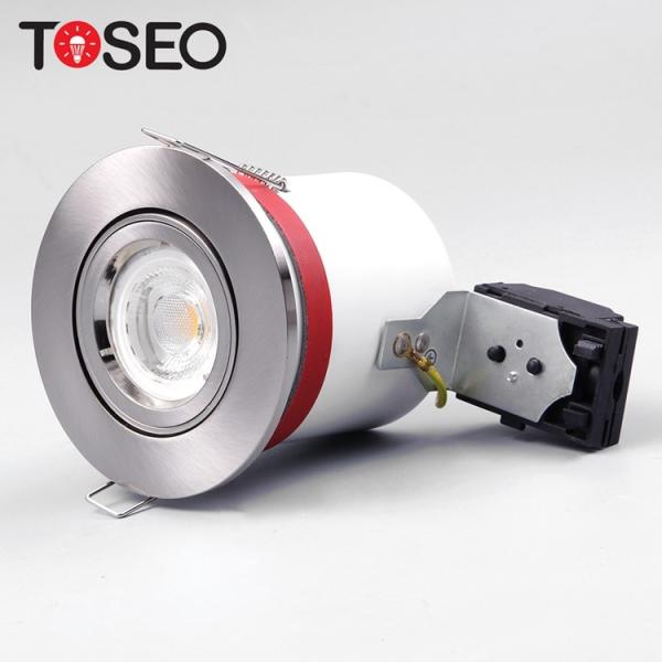 Quality Recessed Gu10 Fire Rated Downlights Diecasting Aluminium 90mm Cutting for sale
