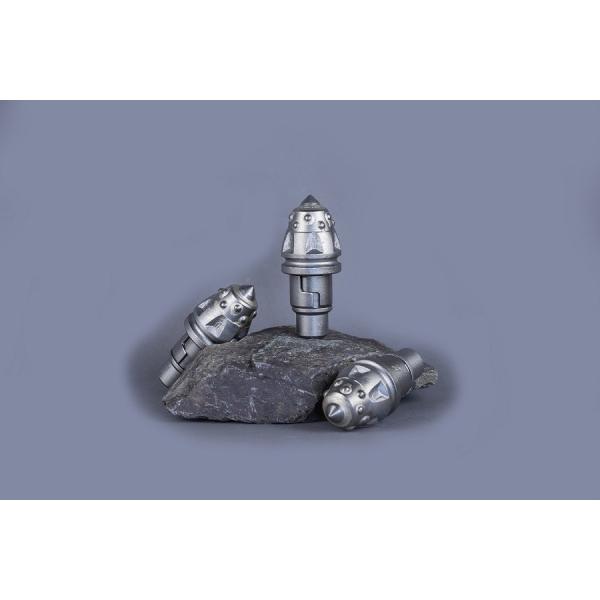 Quality Round Shank Chisel Bit with Carbide Auger Teeth / Rock bullet tooth for sale