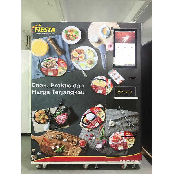 Quality 3800W Fresh Baked Pizza Vending Machine With Microwave CE Certification for sale