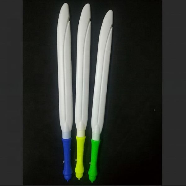 Quality Green Multi Colored Straight LED Glow in Dark Sword Toy for Medium and Fast Mode for sale