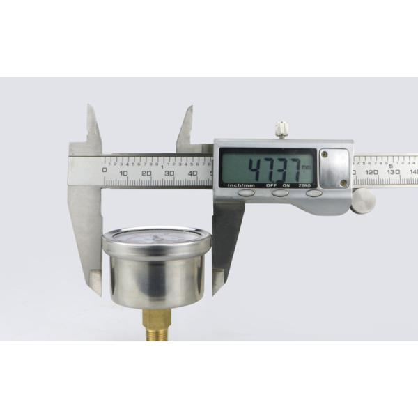 Quality Axial Manometer Pressure Gauge with High Accuracy and 2.5% Precision in Psi Bar for sale