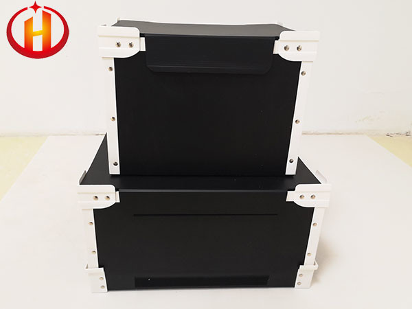 Quality Waterproof Foldable Plastic Corrugated Box With Frames Reusable for sale