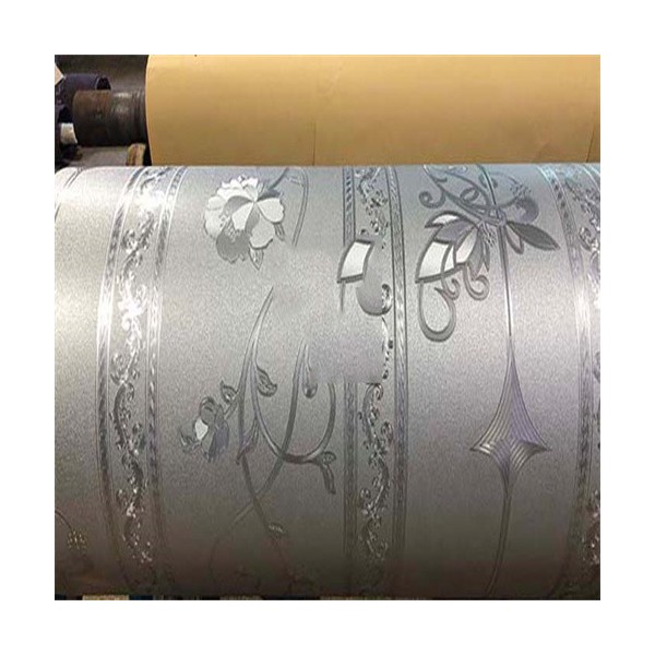 Quality Long Life Time 45# Material Leather Embossing Roller with Spiral Flow Channel for sale