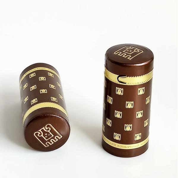 Quality 55X30Mm Wine Bottle Shrink Caps PVC Shrink Capsules With Tear Tabs for sale