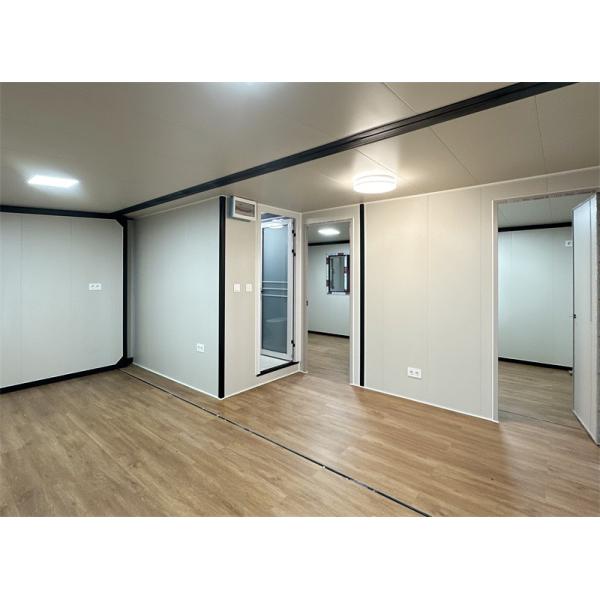 Quality 20-foot red brick pattern expansion container house for sale