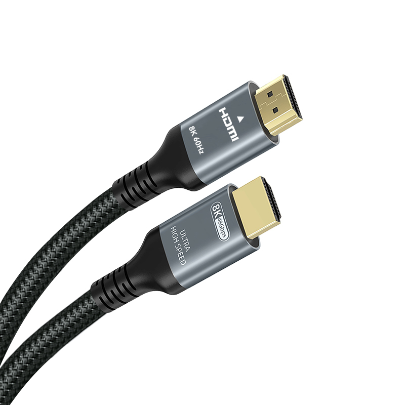 Quality 5M OEM 8K 60Hz HDMI2.1 Cable Durable Nylon Braided 48Gbps for sale