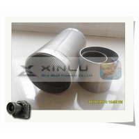 Quality 114mm Wedge Wire Screen Pipe All Welded 304 Stainless Steel Pipe Anti Corrosion for sale
