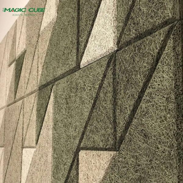 Quality Fireproof Wood Wool Acoustic Panel For High-Performance Sound Absorption for sale