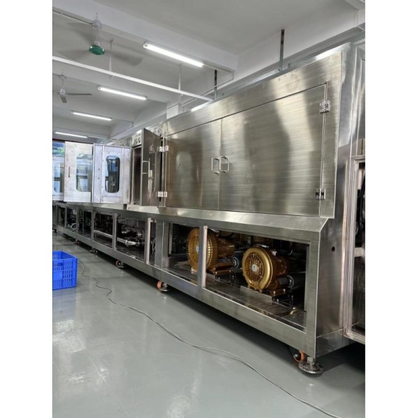 Quality IC Packaging Parts Inline Cleaning System With Trial Chemical Wash Sections for sale