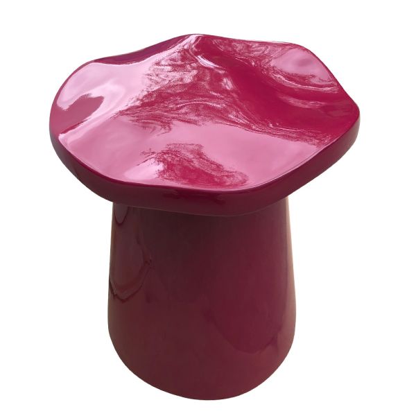 Quality Sturdy And Chic One Piece Ruffled Side Table For Living Room for sale