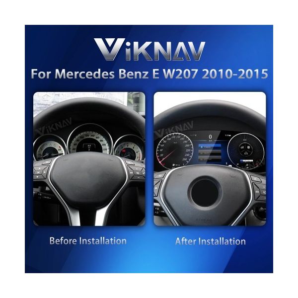 Quality Viknav 12.3" Digital Speedometer for Mercedes Benz E-Class W207 2010-2015 for sale