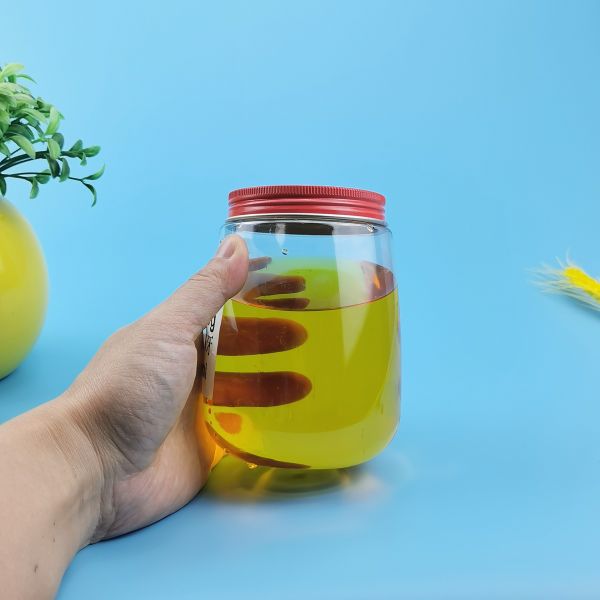 Quality 16oz Plastic Beverage Jar for sale
