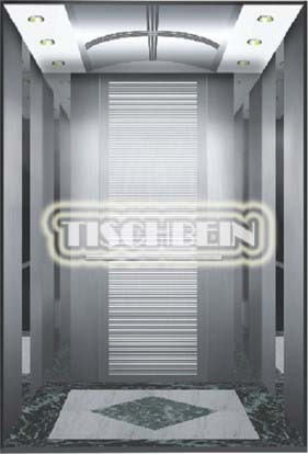 Quality Adjacent Door Mirror Etching Finish Passenger Elevator 1.5m/s  Speed With 1000kg 1150kg 1250kg 1350kg 1600kg Capacity for sale