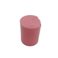 Quality Ribbed Closure Style Press Aluminum Top Bottle Plastic Sliver Disc Cap For for sale