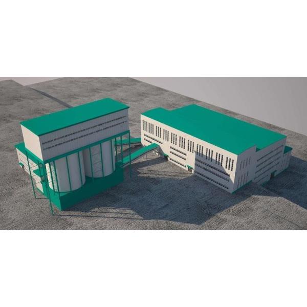 Quality Customized Service Modular Steel Buildings , Prefab Warehouse Building Low for sale