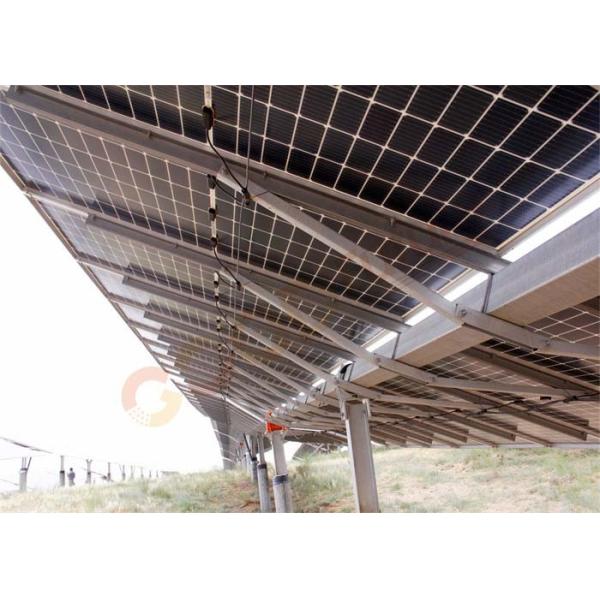 Quality 1MW Solar PV Tracking System Hot Dipped Galvanized Solar Sun Tracker for sale