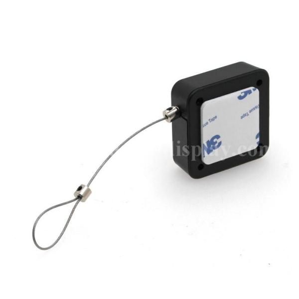 Quality ABS Shell Anti Theft Cable Retractor With 3M Sticker for sale