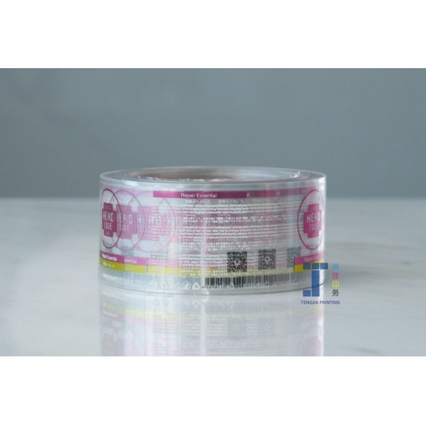 Quality Customizable Clear Plastic Stickers Waterproof for sale